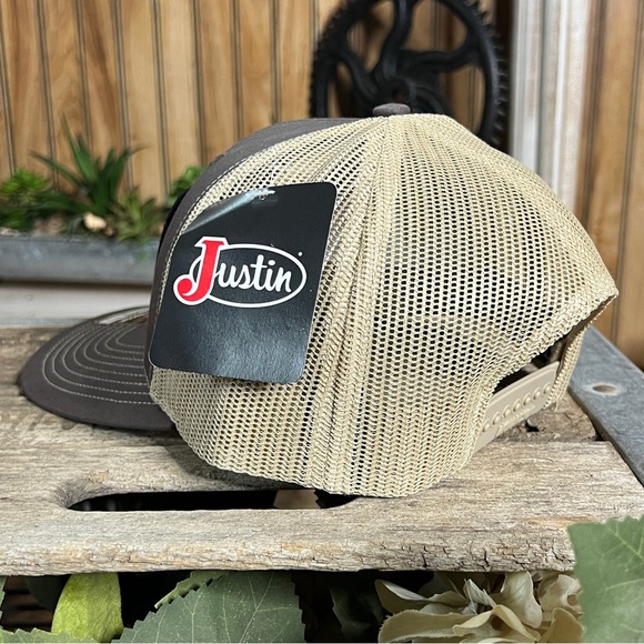 Justin Boots | Accessories | Justin Boot Hat Co Buffalo Wood Patch ...